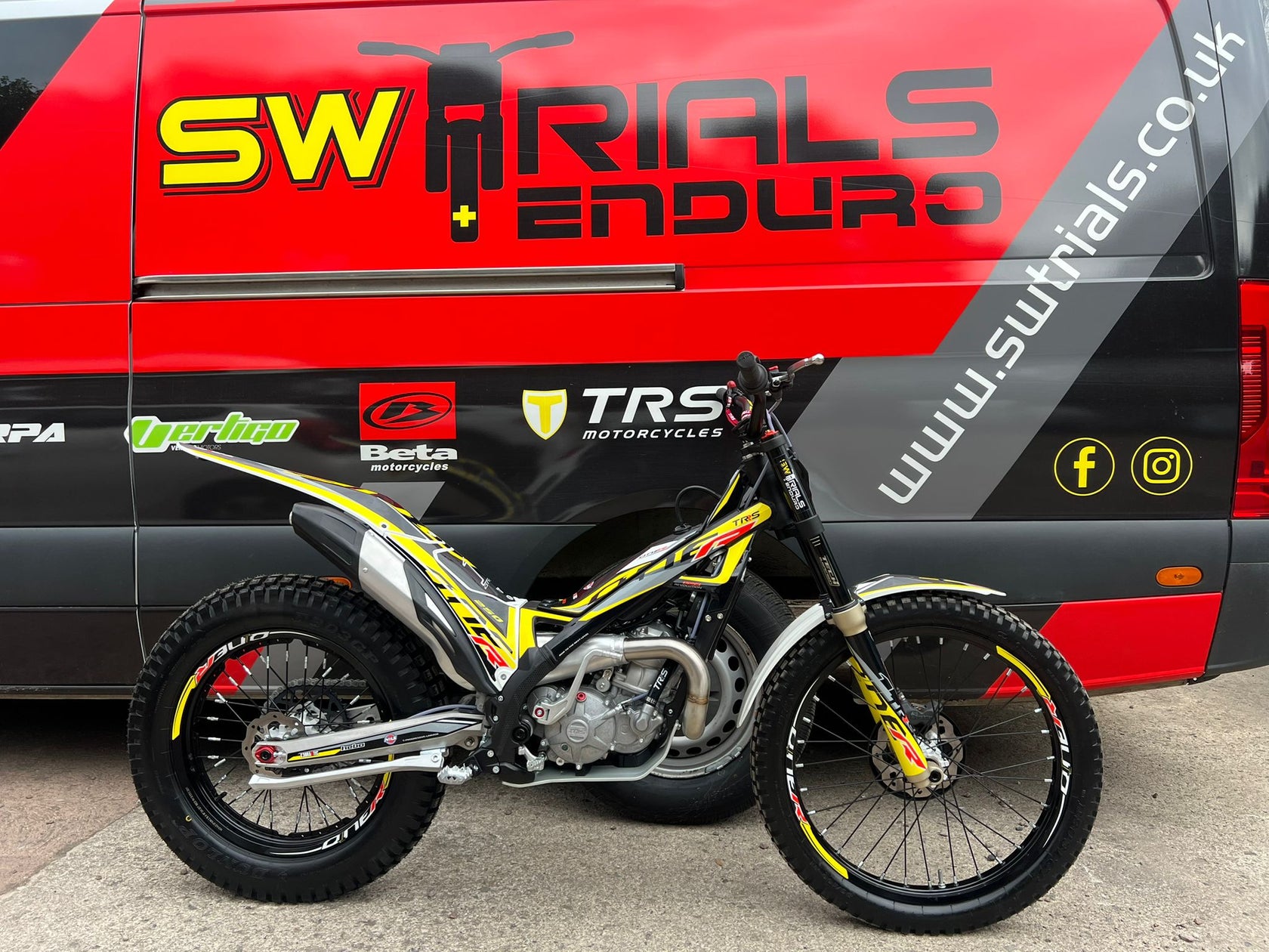 2026 TRS One R 250cc/300cc Trials Bike – SW Trials & Enduro