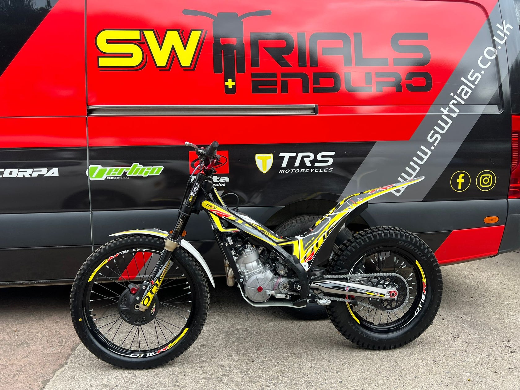 2026 TRS One R 250cc/300cc Trials Bike – SW Trials & Enduro