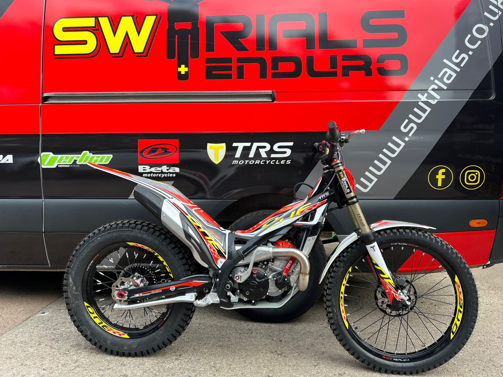 2026 TRS One RR Electric Start 250cc/300cc Trials Bike – SW Trials & Enduro